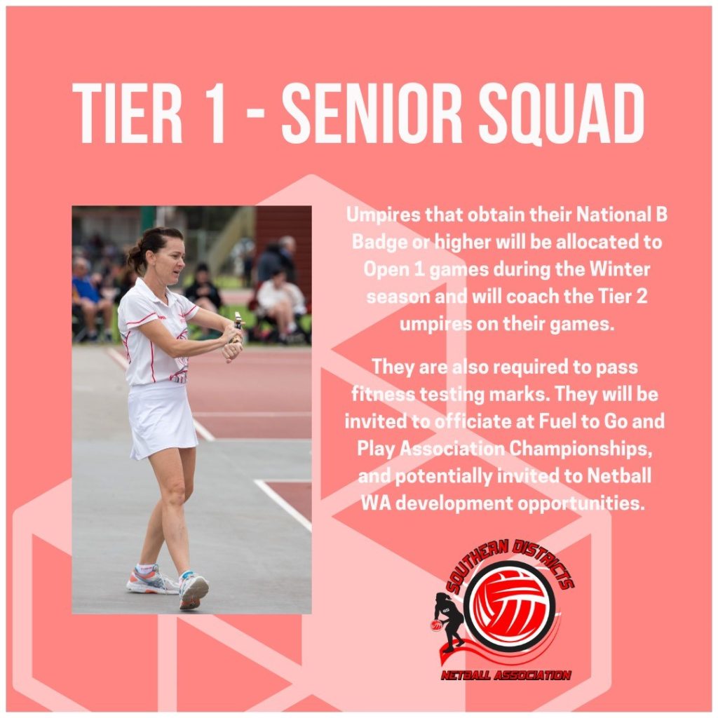 Southern Districts Netball Association | UMPIRING
